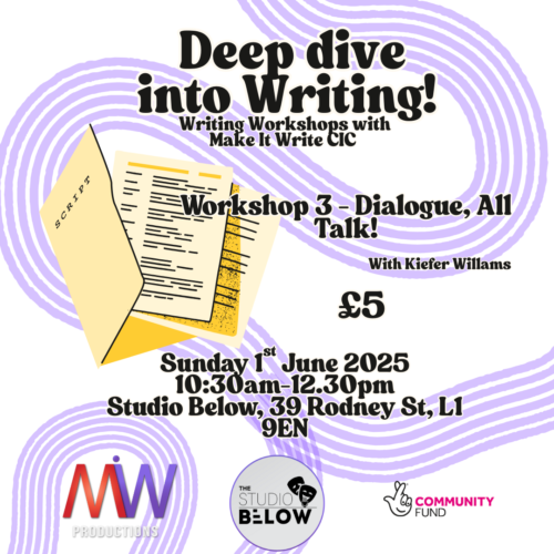 Deep Dive Creative Writing – Workshop 3 (Dialogue) – Make It Write